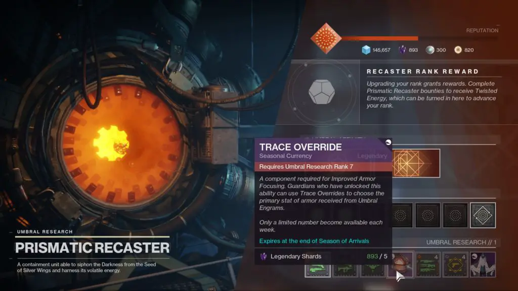 Come ottenere Trace Override in Destiny 2 – Season of Arrivals Come ottenere Trace Override in Destiny 2 – Season of Arrivals